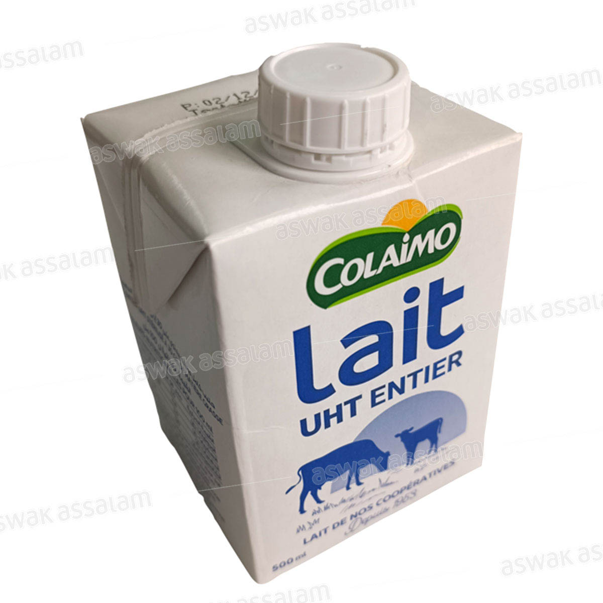 LAIT UHT ENTIER 500ML COLAIMO - Aswak Delivery - Livraison à domicile à ...