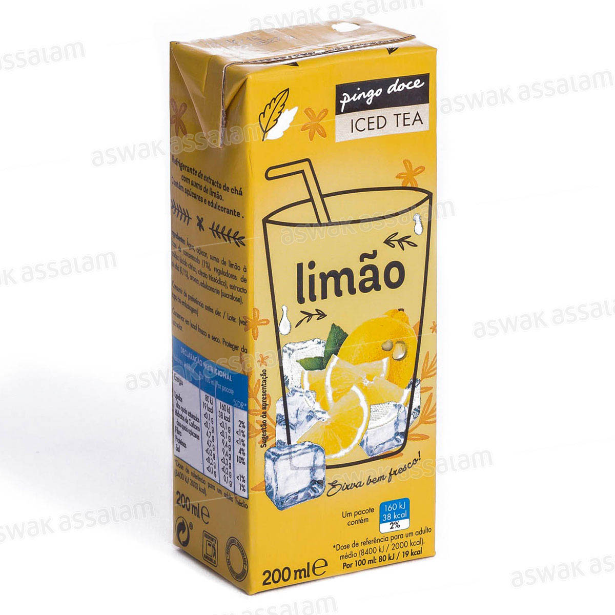 ICE TEA CITRON 20CL PINGO DOCE - Aswak Delivery - Livraison à domicile ...