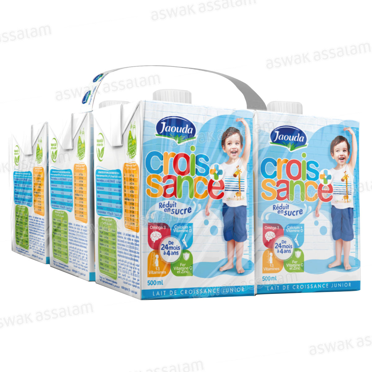 LAIT DE CROISSANCE JUNIOR 6*500ML PACK JAOUDA - Aswak Delivery ... LAIT DE CROISSANCE JUNIOR 6*500ML PACK JAOUDA - Aswak Delivery ...