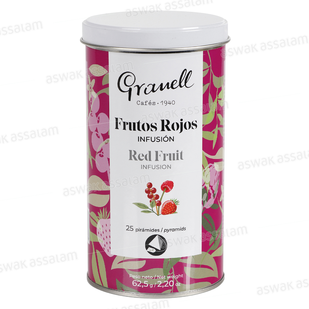 INFUSION THE FRUITS ROUGES 25 SACHETS PYRAMIDES GRANELL - Aswak ...