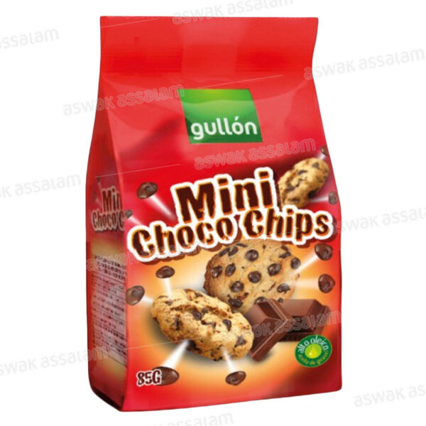 MINI COOKIES CHOCO CHIPS 85G GULLON – ASWAK DELIVERY HAY FATH RABAT