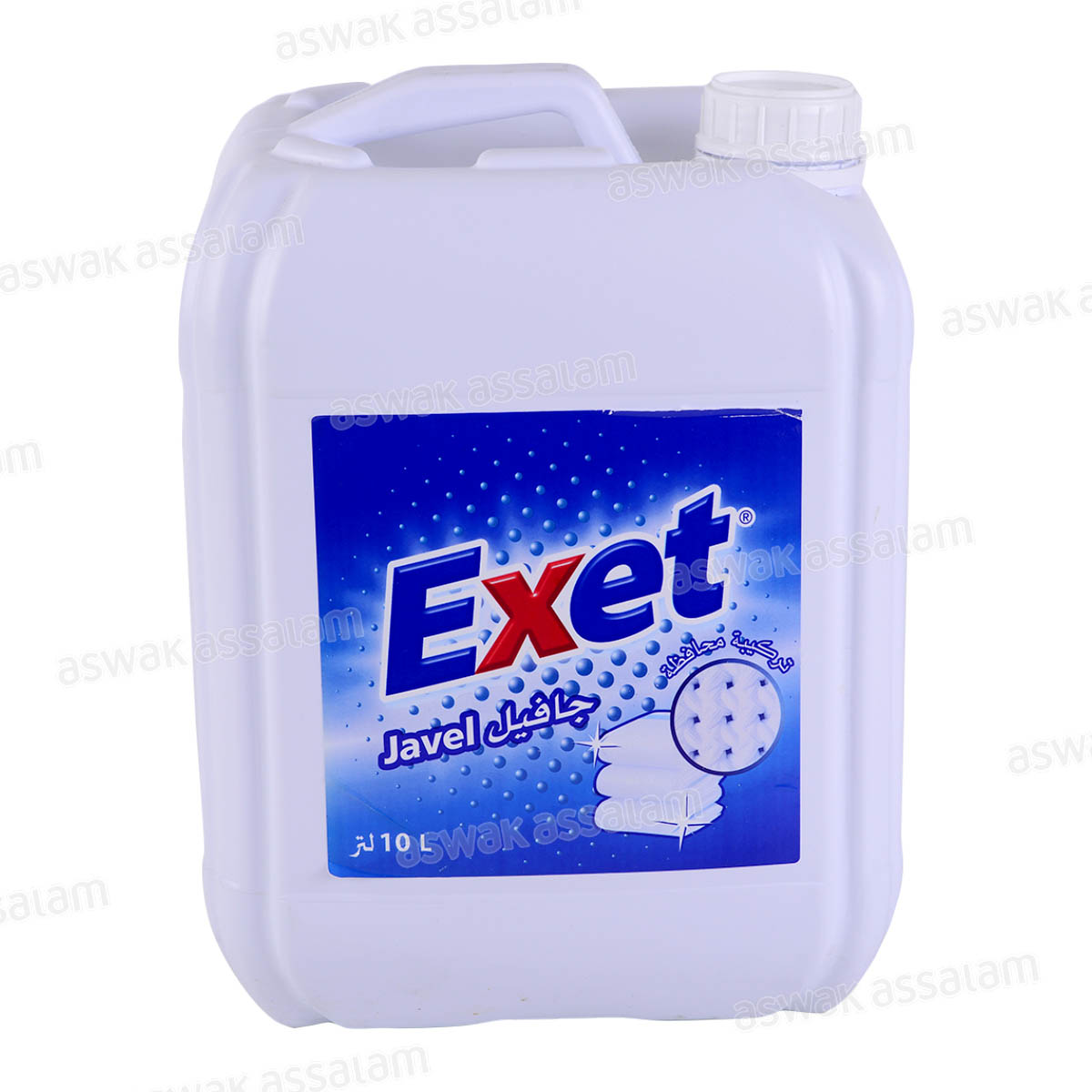 EAU DE JAVEL 10L EXET – ASWAK DELIVERY HAY FATH RABAT
